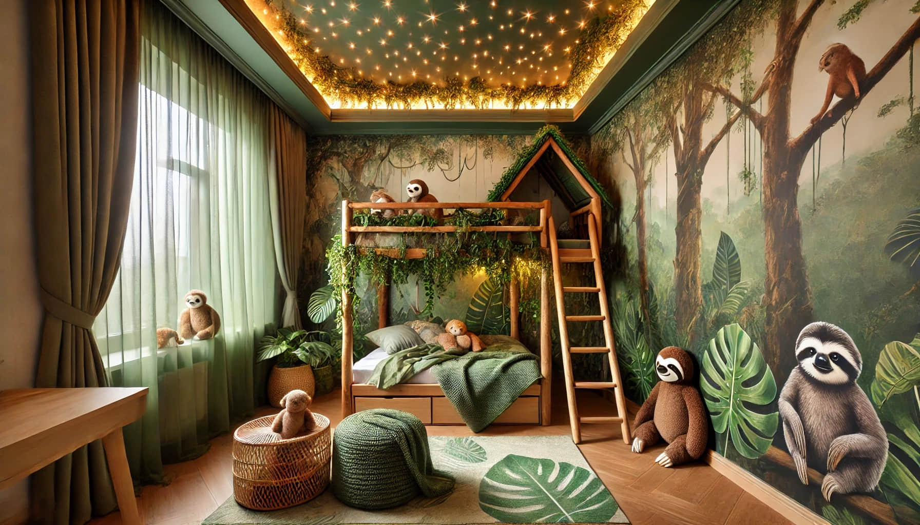 21 Children’s Jungle Theme Bedroom Ideas – CozyBeds